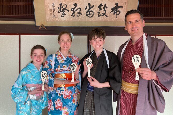 Kimono and Calligraphy Experience in Miyajima - The Experience Itself: Step-by-Step