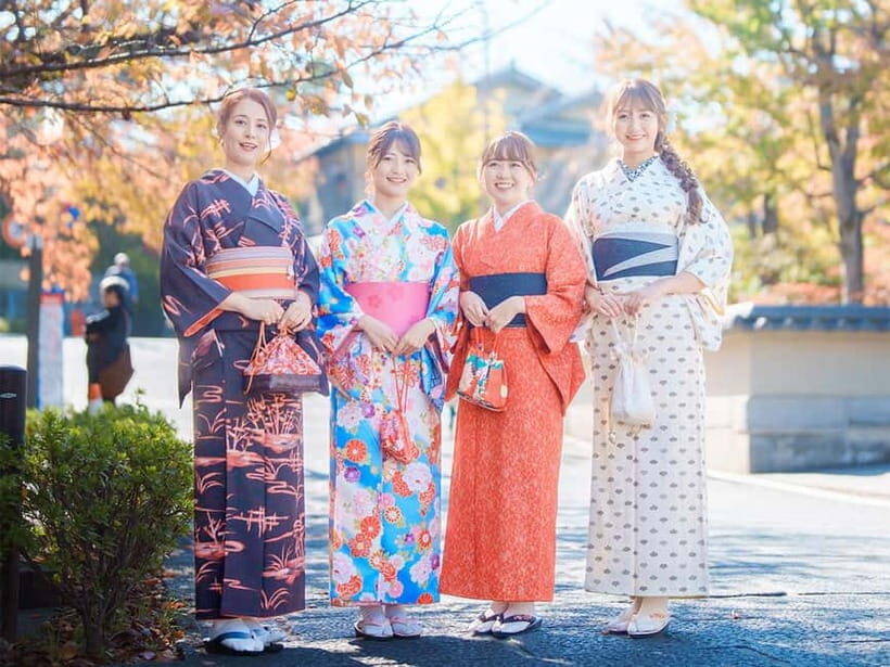 Kyoto Kimono Rental mimosaKimono/Yukata Rental Ladies Plan - What’s Included and What’s Extra