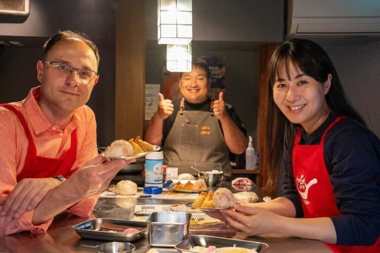 Kyoto: Udon, Sushi, and Tempura Cooking Class with Sake - The Joy of Tasting and Sharing