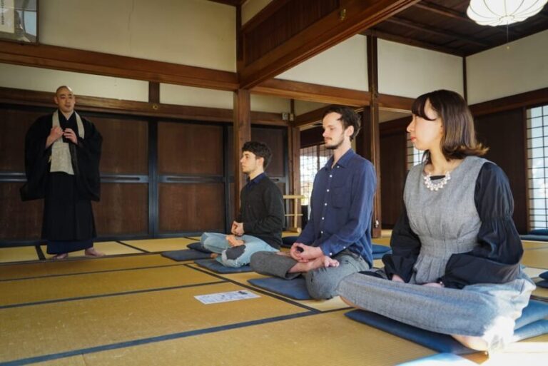 Kyoto: Zen Meditation and Garden Tour at a Temple with Lunch - The Itinerary in Detail