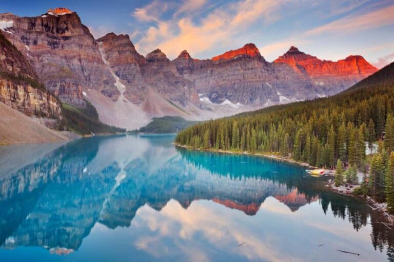 Lake Moraine Lake Louise Johnston Canyon Banff Town Day Tour - What to Expect: Practical Details