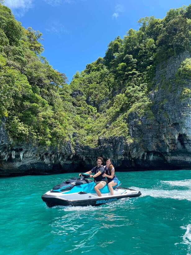Langkawi Jet Ski Tour Dayang Bunting Free Drone Video - Key Points