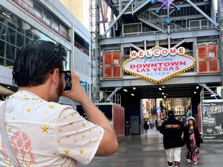 Las Vegas: Polaroid Photo Walking Tour in Vintage Downtown - What to Expect During the Tour