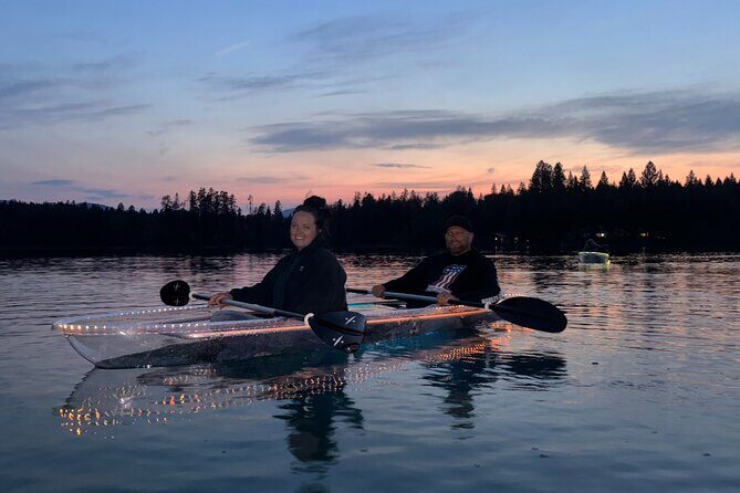 LED Illuminated Sunset Clear Kayak Tour //Kalispell, MT// - Who Will Love This Experience?