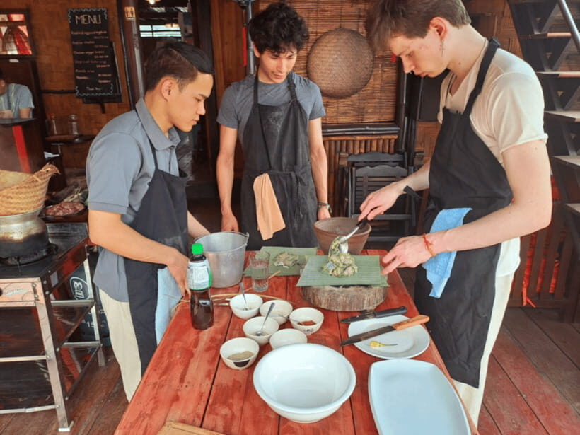 Luang Prabang: Mekong River Cooking Class with Hotel Pickup - The Itinerary in Detail