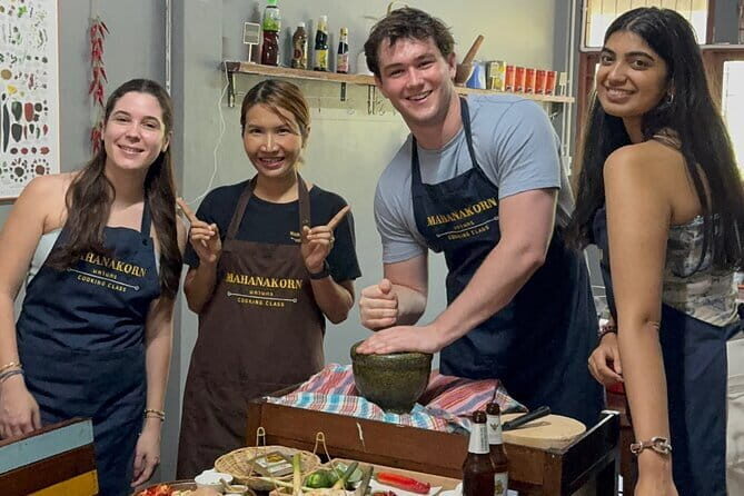 Mahanakorn Thai Cooking Class with Spices Hands On Bangkok - Group Size, Timing, and Practicalities