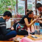 Making the paper flower's experience in Hue - Introduction to the Paper Flower Making Experience