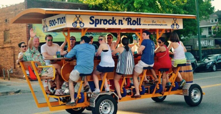 Memphis: Guided Bar Crawl on a Pedal Bike - What to Expect During the Tour