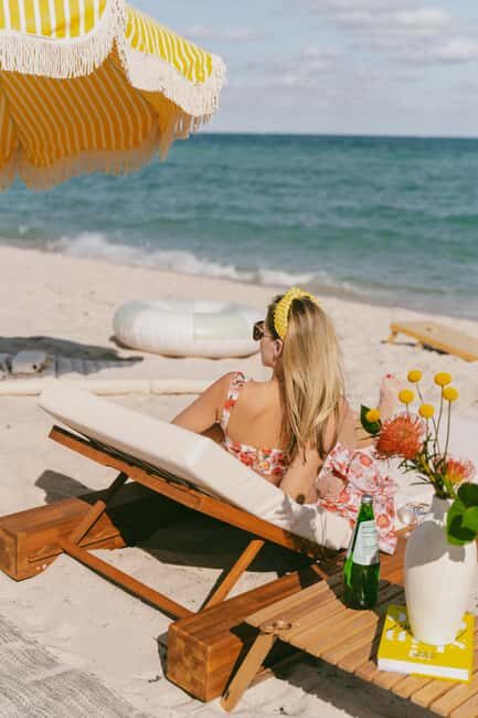 Miami: Private Beach Lounge and Picnic Set Up - What to Expect During Your Day