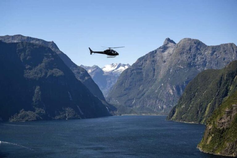 Milford Sound Heli-Cruise-Heli + Earnslaw Burn Landing | 5hr - The Itinerary: What to Expect