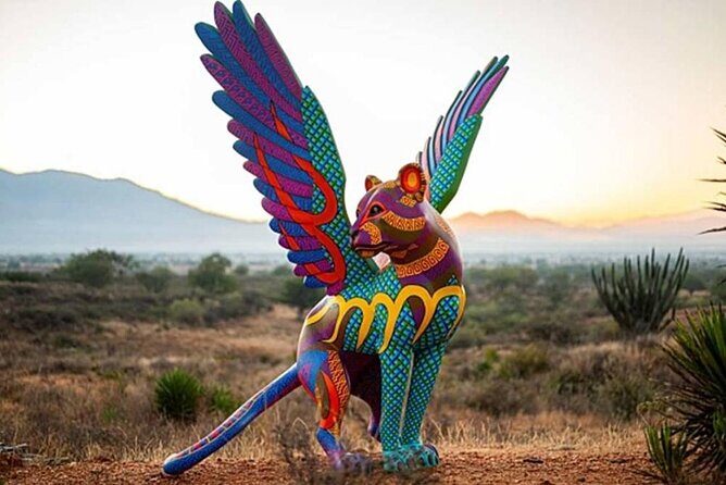 Monte Albán, Black Pottery and Alebrijes Full Day Tour. - Learning About Alebrijes: Oaxaca’s Vibrant Wooden Creatures