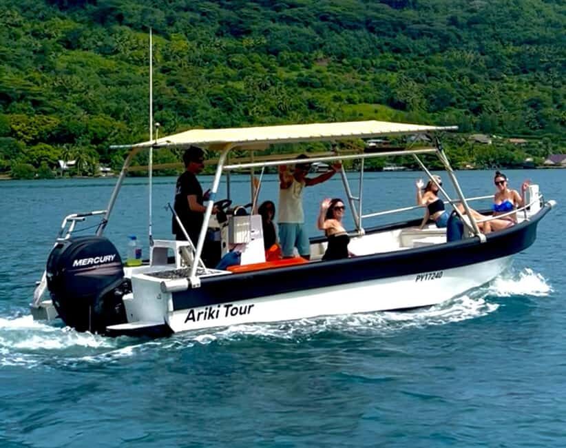 MOOREA 6H Private boat tour whales watching and Lunch - Why This Tour Excels