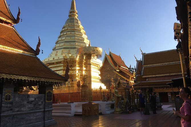 Morning Alms to monks, Doi Suthep temple, Hidden temple & Chiang Mai city views. - Hidden Temples and City Views: Discovering the Offbeat
