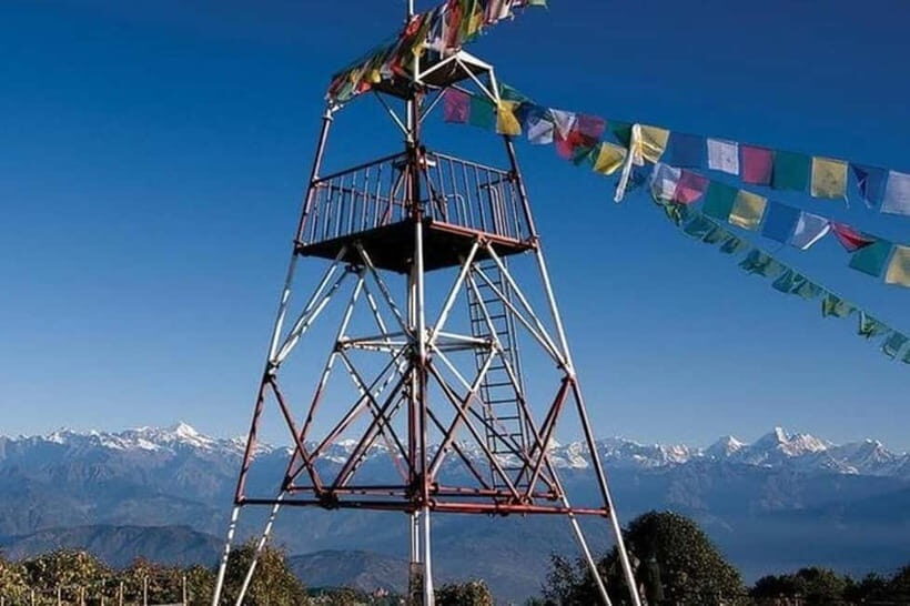 Nagarkot Sunrise & Buddha Peace Park with Ranijhula Bridge - Crossing Ranijhula Suspension Bridge