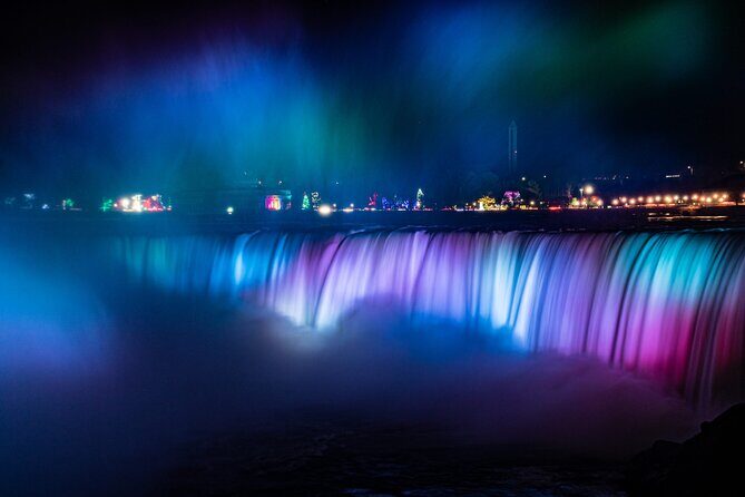 Niagara Falls Nightlight Experience with Fireworks (USA Side) - Key Points