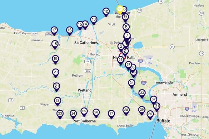 Niagara Peninsula: a Smartphone Audio Driving Tour - Specific Stops and What to Expect