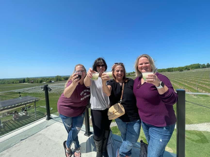 NON BUS BRYS Estates FROSE' Traverse Old Mission Wine Tour - The Wineries and Tastings