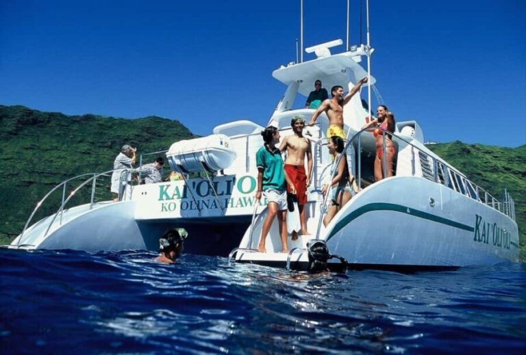 Oahu: Snorkeling & Dolphin Watch Cruise w/ Luau Style Buffet - An In-Depth Look at the Experience