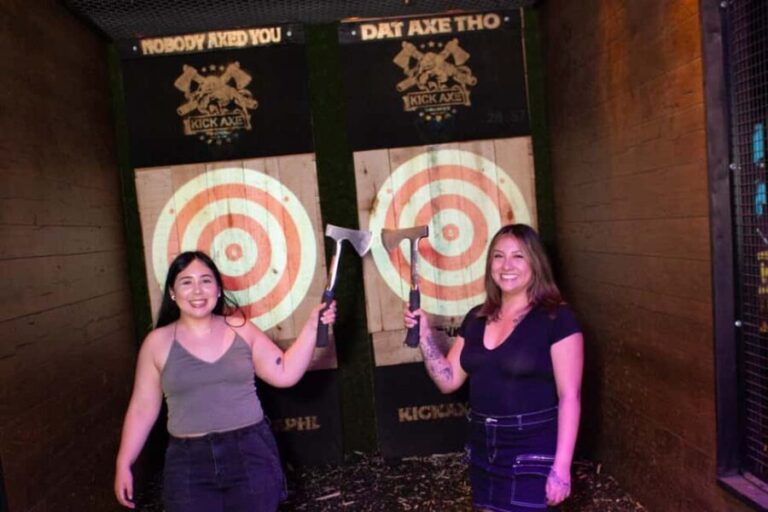 Old City Philly: Axe Throwing, Bar tour, and Salsa Class - Practical Details