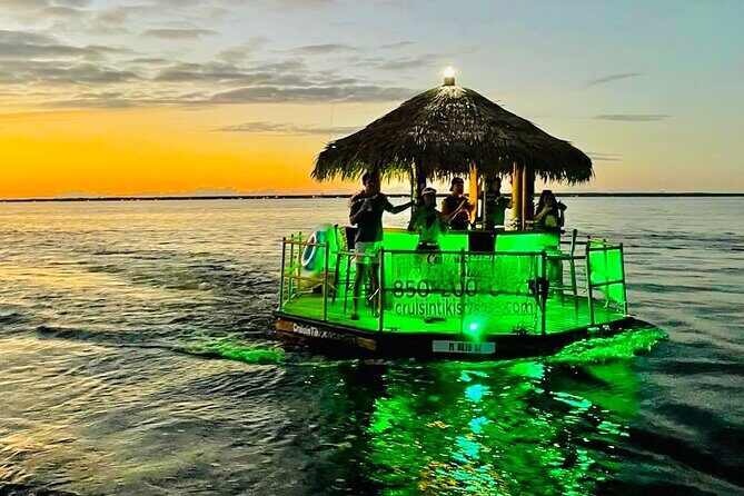 Original CRUISIN' TIKIS Lit on the Lagoon- A Glow Tiki Bar Cruise - Authentic Experiences and Guest Feedback