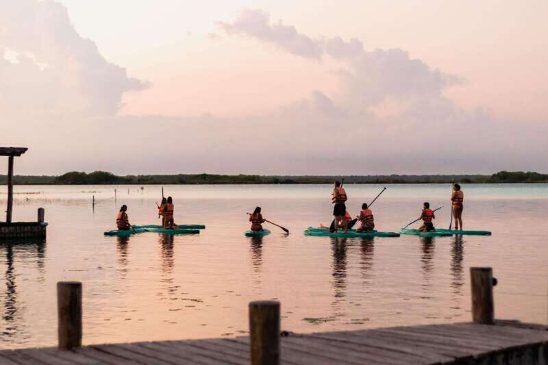 Paddleboard or kayak sunrise tour in Bacalar lagoon - What the Reviews Say