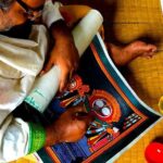 Pattachitra Workshop at Dandasahi by Awarded Artist with KalaKart - The Three-Part Structure: History, Demonstration, Creation