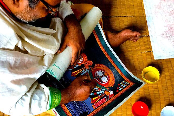 Pattachitra Workshop at Dandasahi by Awarded Artist with KalaKart - The Three-Part Structure: History, Demonstration, Creation