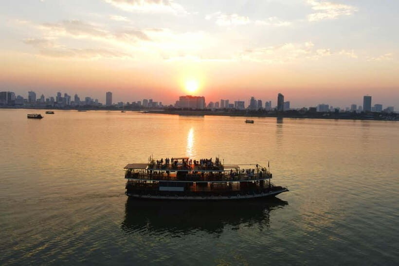 Phnom Penh: Sunset Dinner Cruise with English Speaking Guide - Practical Details and Logistics