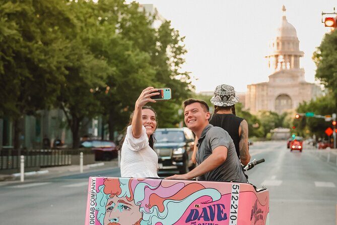 Private 1 Hour Pedicab City Tour of Austin - What to Expect from the Experience
