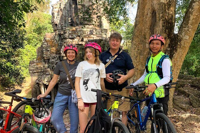 Private Angkor Sunrise Bike Tour Supported By Minivan - The Itinerary Breakdown in Detail