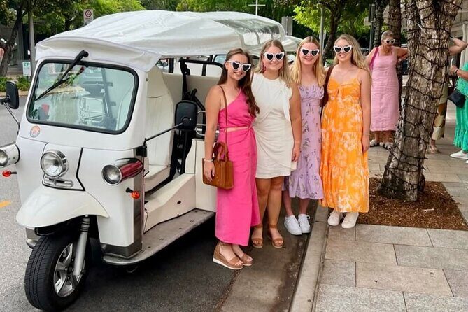 Private E-Tuk Tuk Adventure through Brisbane - Crossing Goodwill Bridge to City Botanic Gardens