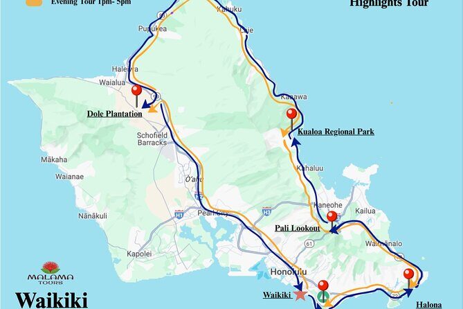 Private Half-Day Circle Island Highlights Tour in Oahu - A Detailed Breakdown of the Itinerary