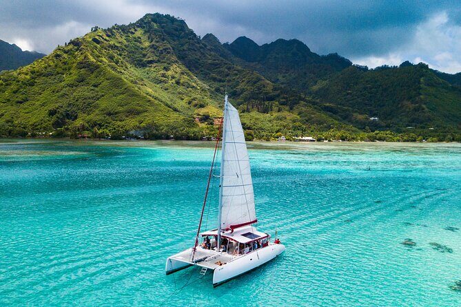 Private Lagoon Cruise Maxi Catamaran Experience Bora Bora - Key Points