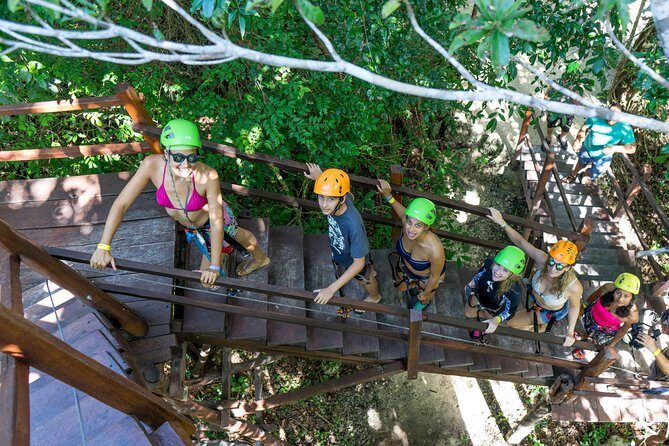 Private Tour with 3 Cenotes + 5 Zip-lines + Mayan Lunch - Zip-lining and Rope Swings: Experience the Thrill