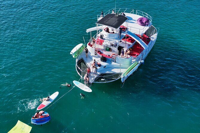 Private Yacht Charter on ChicaFun 1 Waterslides all inclusive - Water Toys and Amenities: Fun for All Ages
