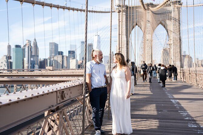 Professional Photoshoot at Brooklyn Bridge in New York - The Experience on the Brooklyn Bridge