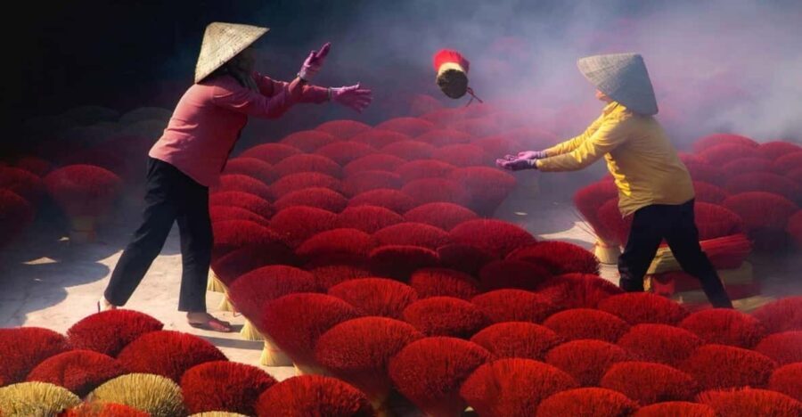Quang Phu Cau Incense Village-Tam Coc Boating-Hoa Lu Capital - Who Will Love This Tour?