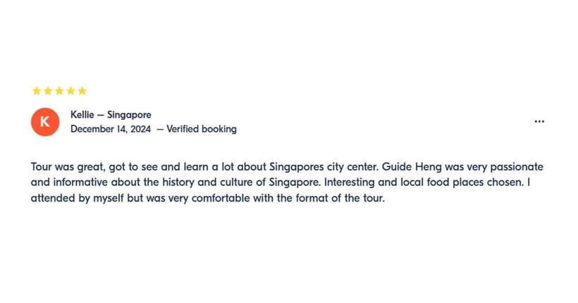 Relishing Singapore: A Cultural Street Food Journey - What You’ll Take Away