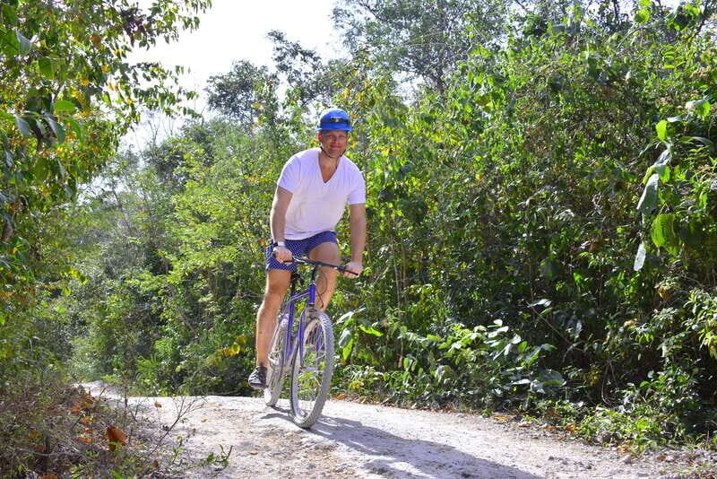 Rio Secreto Nature Reserve: Bicycle, Rappel & Ziplines Tour - Cycling Through the Jungle