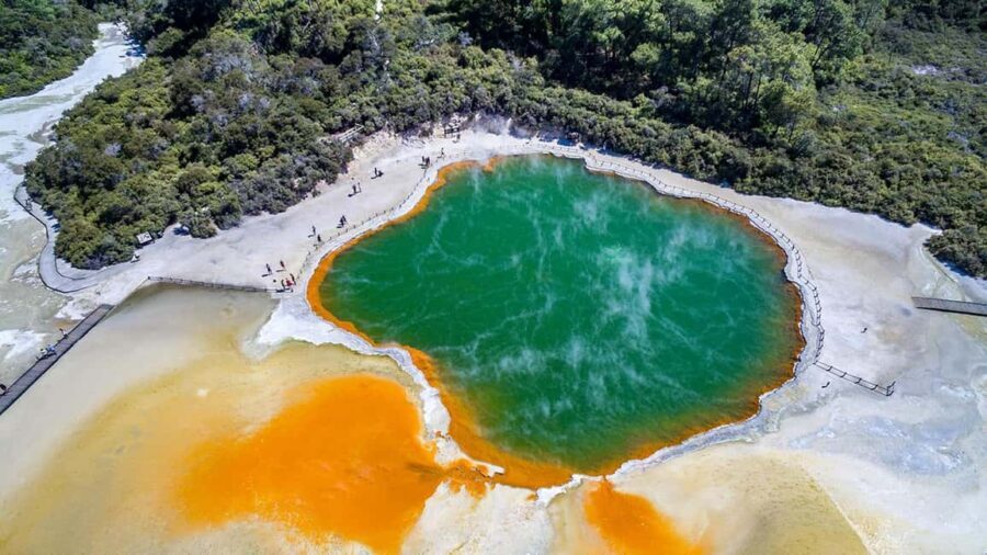 Rotorua: to Auckland via WaiOTapu, Taupo & Hamilton Gardens - What the Tour Includes and Excludes