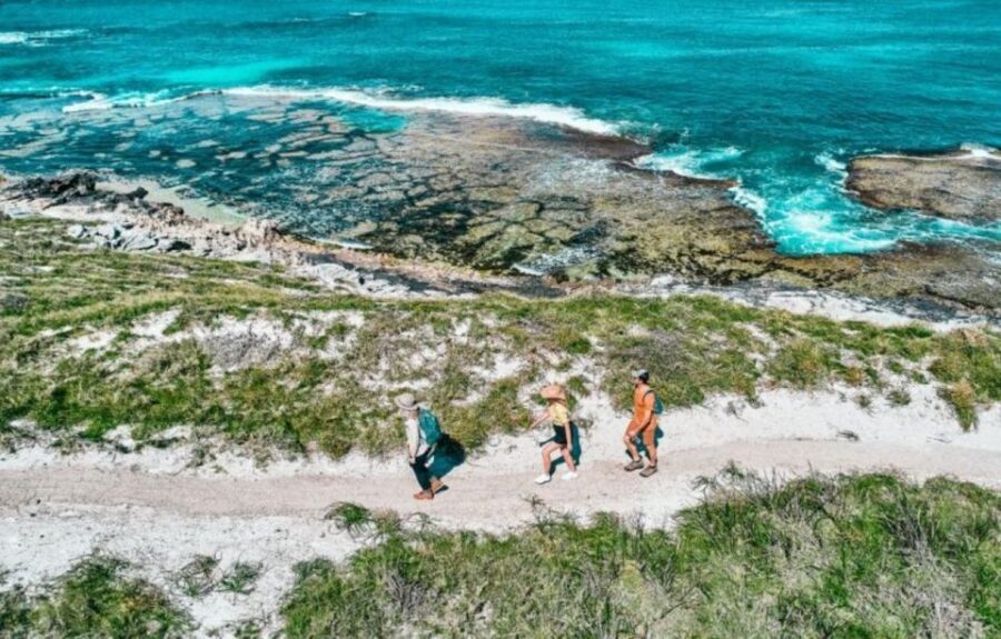 Rottnest Island: Lakes & Bays Guided 12km Hike - The Salt Lakes and Vlamingh Lookout