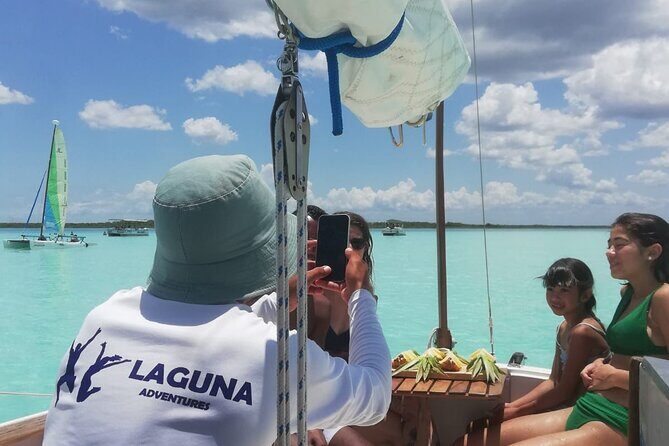 Sailboat tour across the seven colors lagoon in Bacalar - The Itinerary in Detail