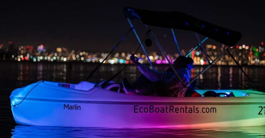 San Diego: Night Date Glow Pedal Boat with Downtown Views - What Makes This Tour Special