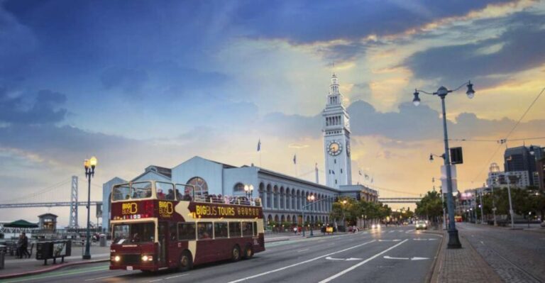 San Francisco: Sightseeing Sunset Tour by Open-Top Bus - Day-to-day details and what you’ll experience