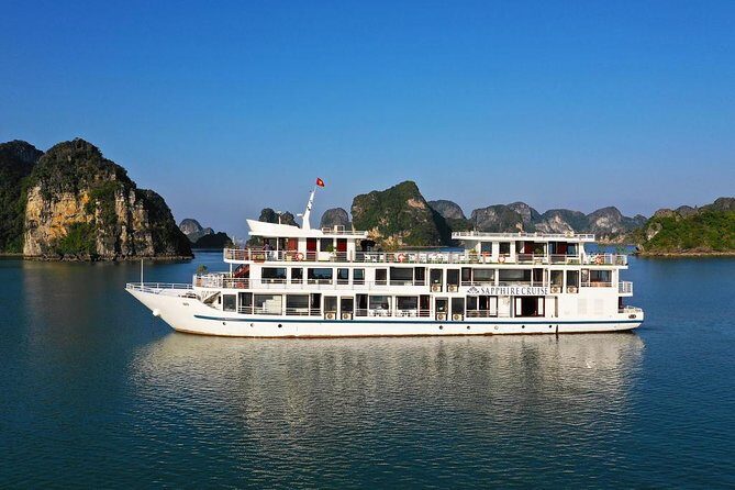 Sapphire Cruise Halong Bay 2Days 1Night on 4 Star Cruise - Boarding the Sapphire Cruise: Luxury from the Start