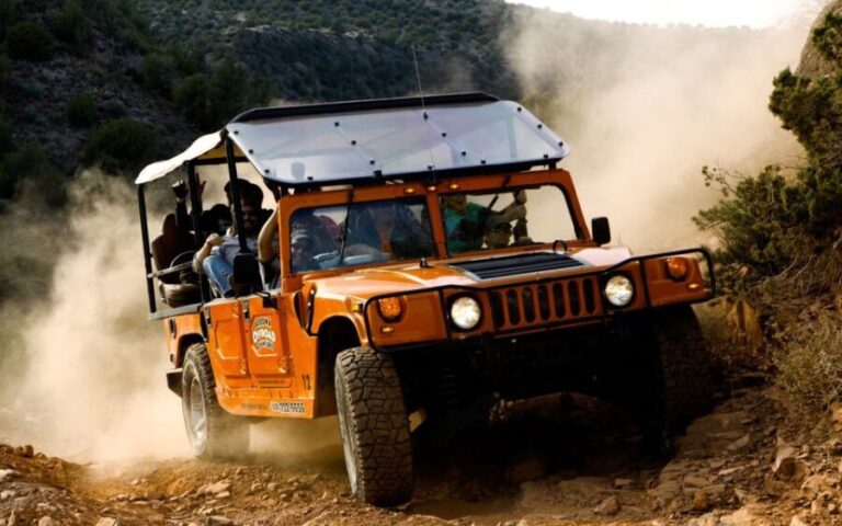 Sedona: PRIVATE 2-Hour Jeep (Hummer) Tour Cliff Hanger Trail - Key Points