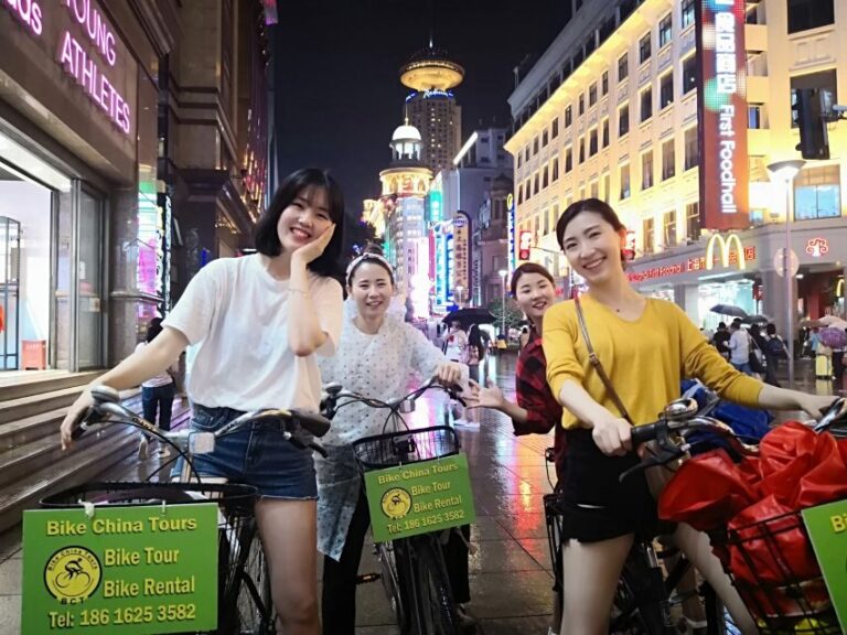 Shanghai: 4-Hour Nightlife Adventure & Tasting Bike Tour - What’s on the Itinerary?