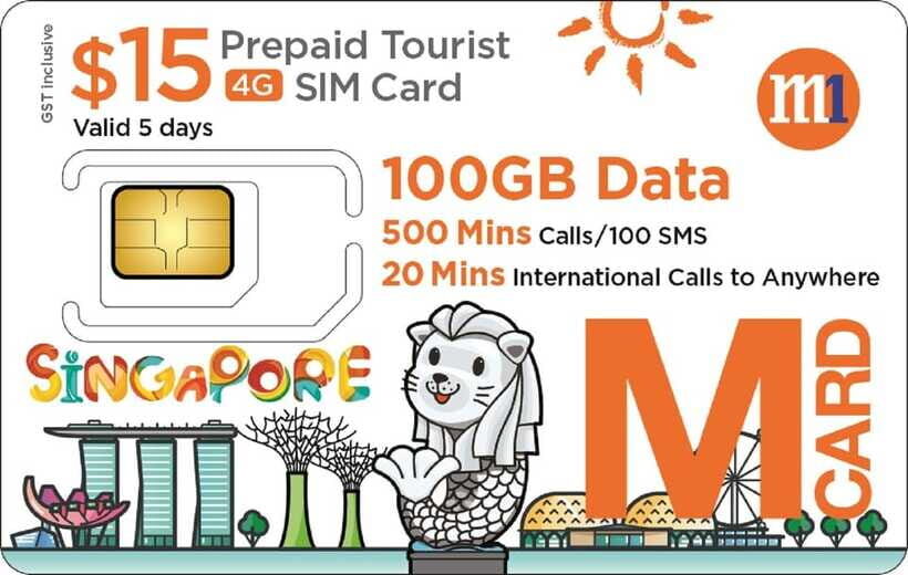 Singapore: M1 Tourist SIM Simcard - Details of the Pickup and Activation Process