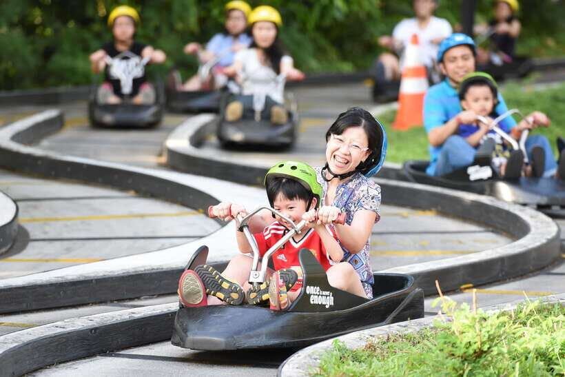 Singapore: Skyline Luge Sentosa Tickets - The Tracks: Jungle Trail and Dragon Trail
