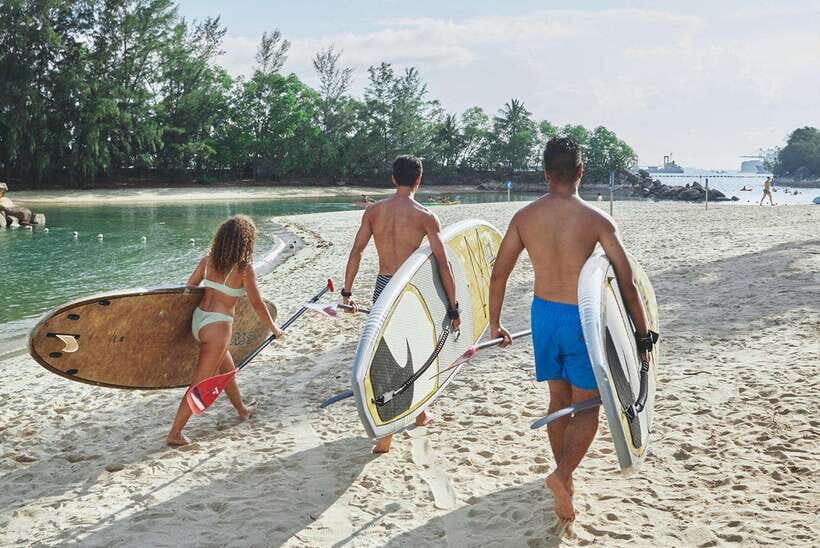 Singapore: Stand up Paddle board - Ola Beach Club Ticket - The Sum Up